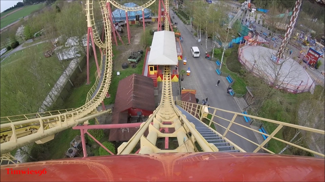 Boomerang OnRide - Freizeitland Geiselwind 2017 - YouTube
