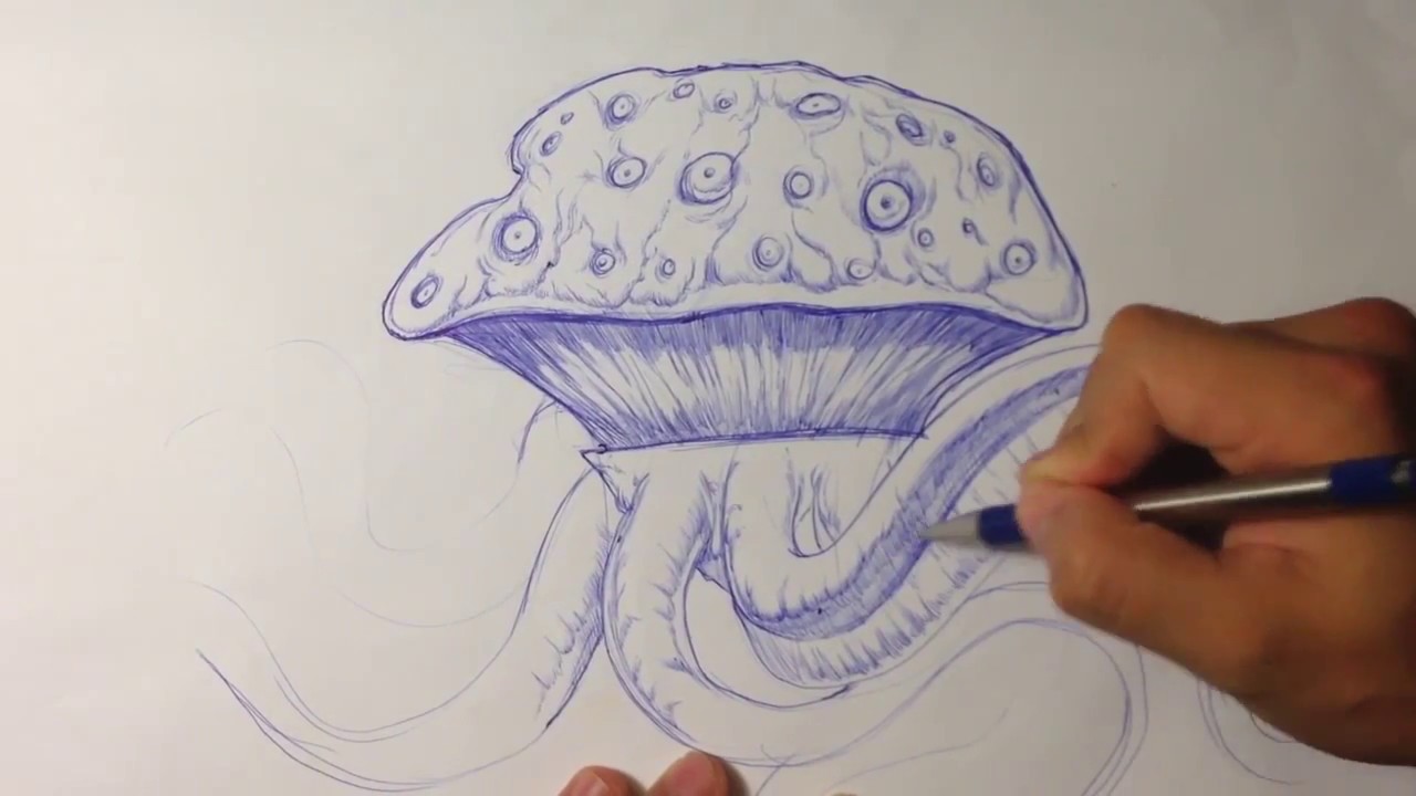 Muffin Monster - Speed Sketch - Draw Fantasy Art - YouTube