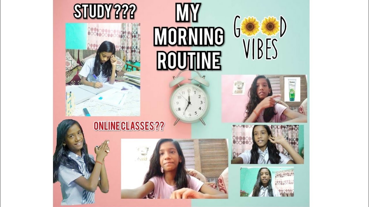 My Morning Routine ️|| Online classes|| - YouTube