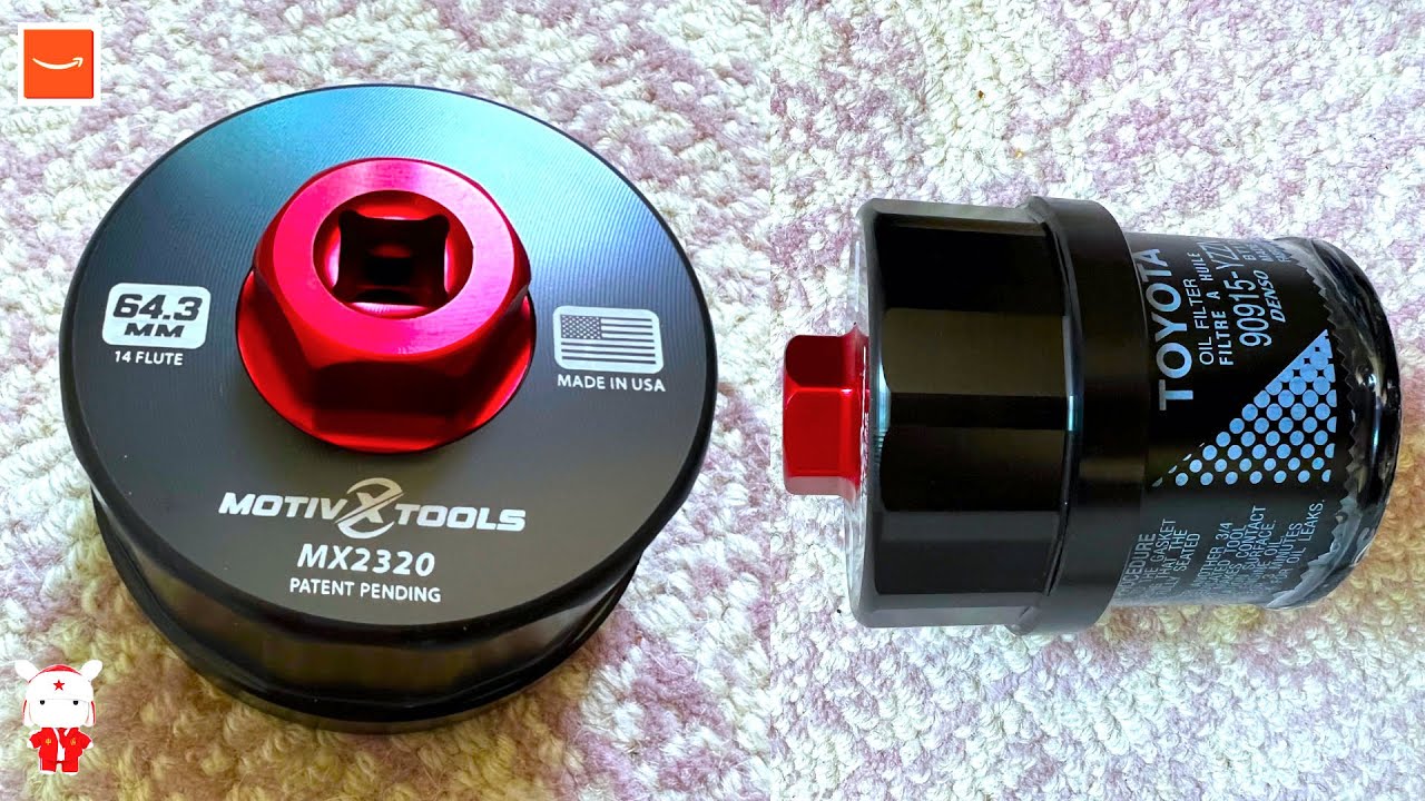 Video Review Motivx Tools Oil Filter Wrench 64mm 14 Flute Aluminum Oil ...