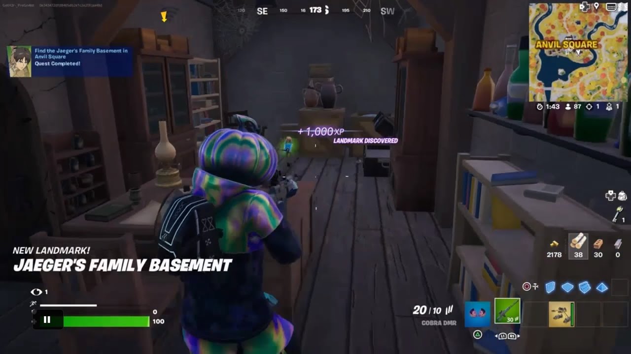 Find the Jaeger's Family Basement in Anvil Square Location - Fortnite ...