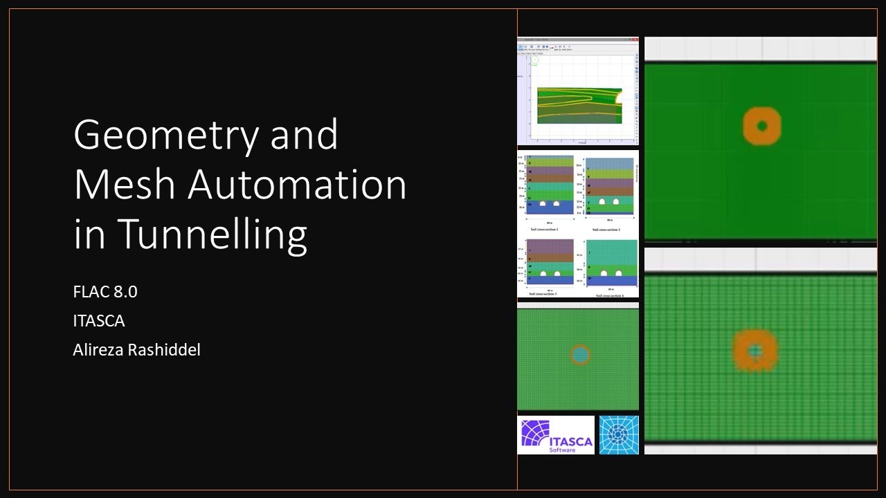 Geometry and Mesh generation with FISH language in FLAC software (Automate Geometry) - YouTube