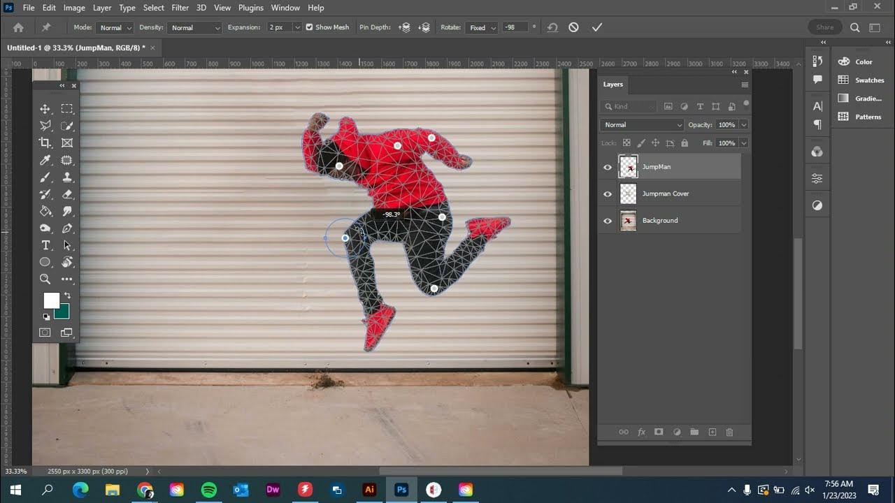 Puppet Warp Tool (Photoshop) - YouTube