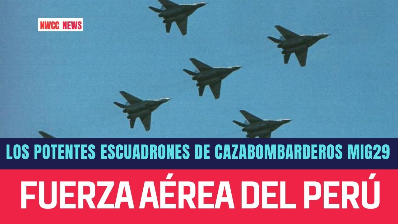 Los Potentes Escuadrones de Cazabombarderos MIG29 de la Fuerza Aérea de ...