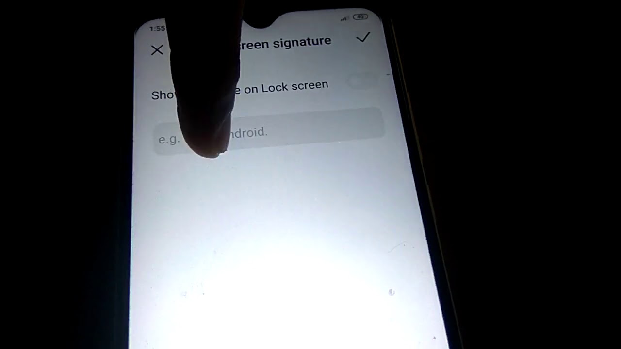 Lock Screen Signature How Do I Put Text On My Lock Screen YouTube Lock Screen Signature How Do I Put Text On My Lock Screen YouTube