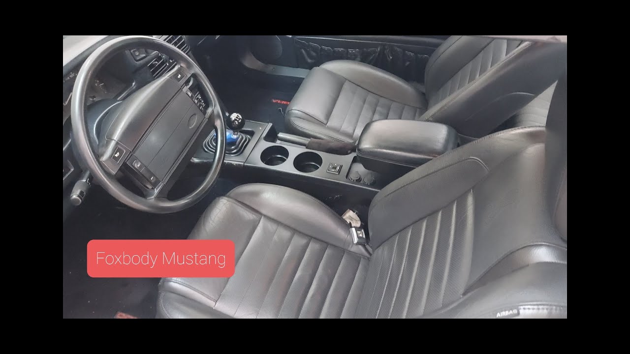 Foxbody Mustang Console Upgrade - Install - YouTube