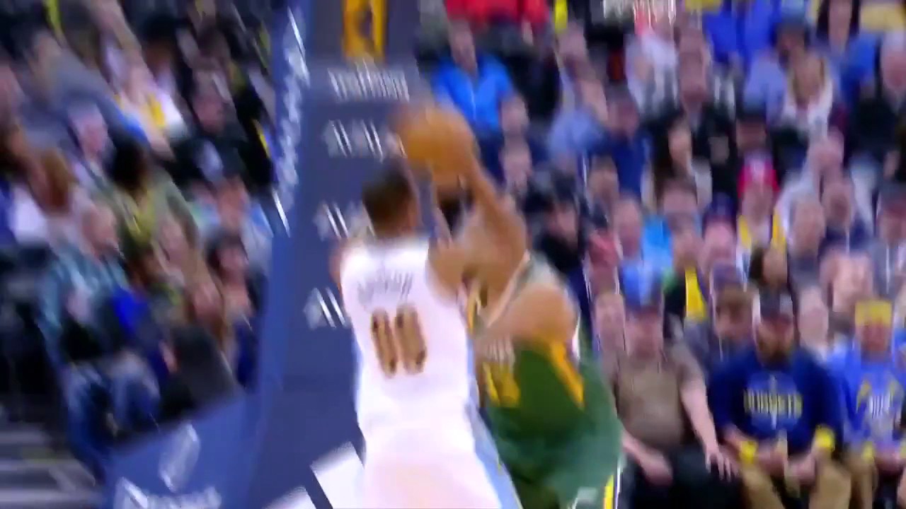 Jamal Murray Great Lay Up Jazz@Nuggets January 24, 2017 - YouTube