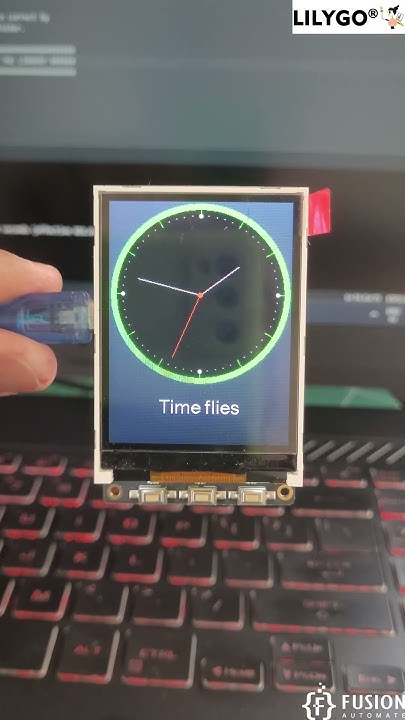 Lilygo T4 V1.3 | ESP32 | ILI9341 LCD Display | Clock Example | - YouTube
