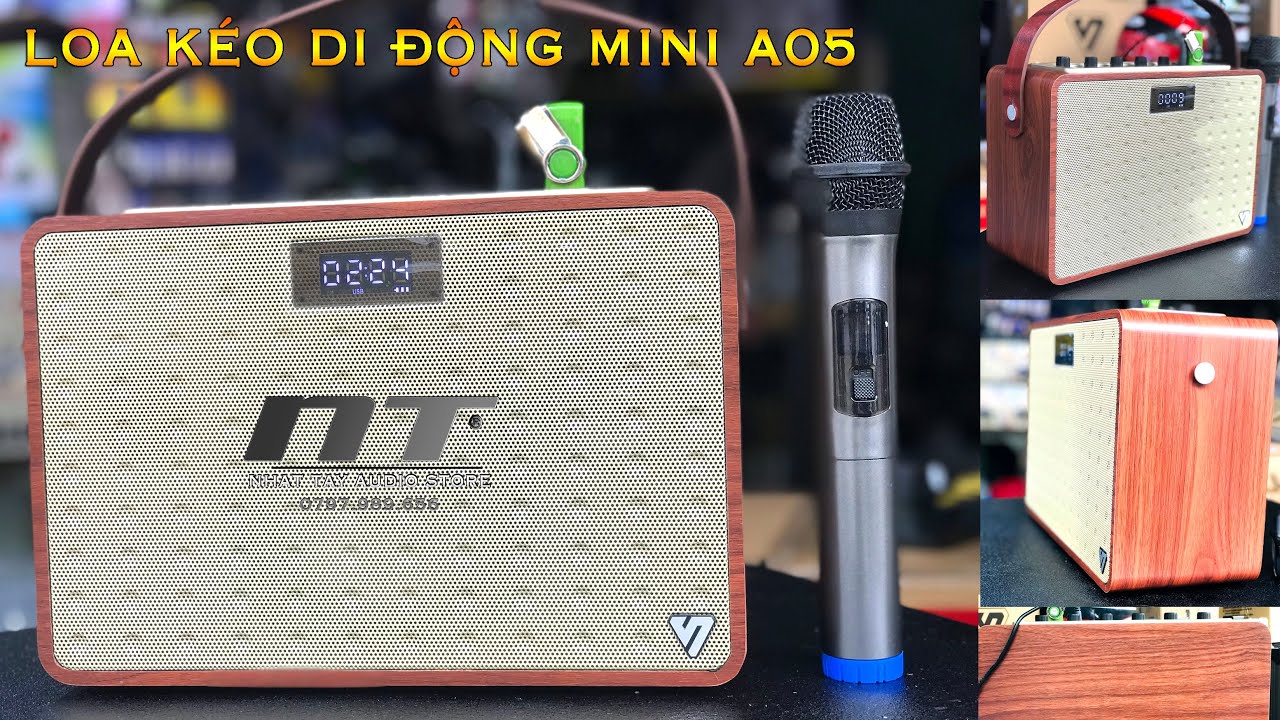Loa Karaoke Mini A05 - Loa xách tay bluetooth nhỏ gọn sang trọng | Nhật ...