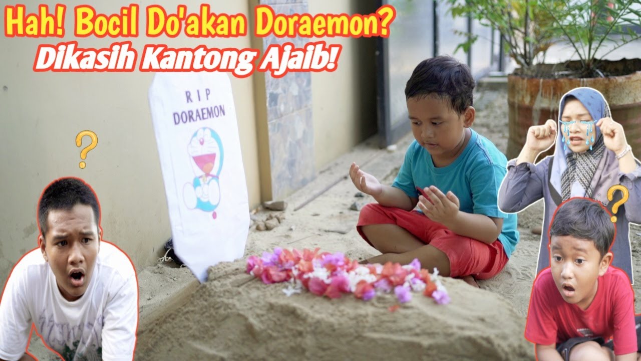 BOCIL MISKIN MENEMUKAN KUBURAN DORAEMON DIKASIH KANTONG AJAIB !! - YouTube