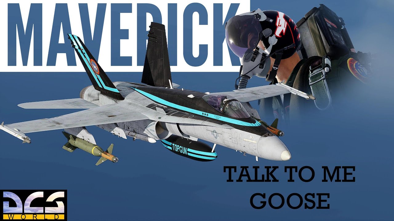 You can fly like MAVERICK in this TOP GUN Mission | DCS World 2.9 - YouTube