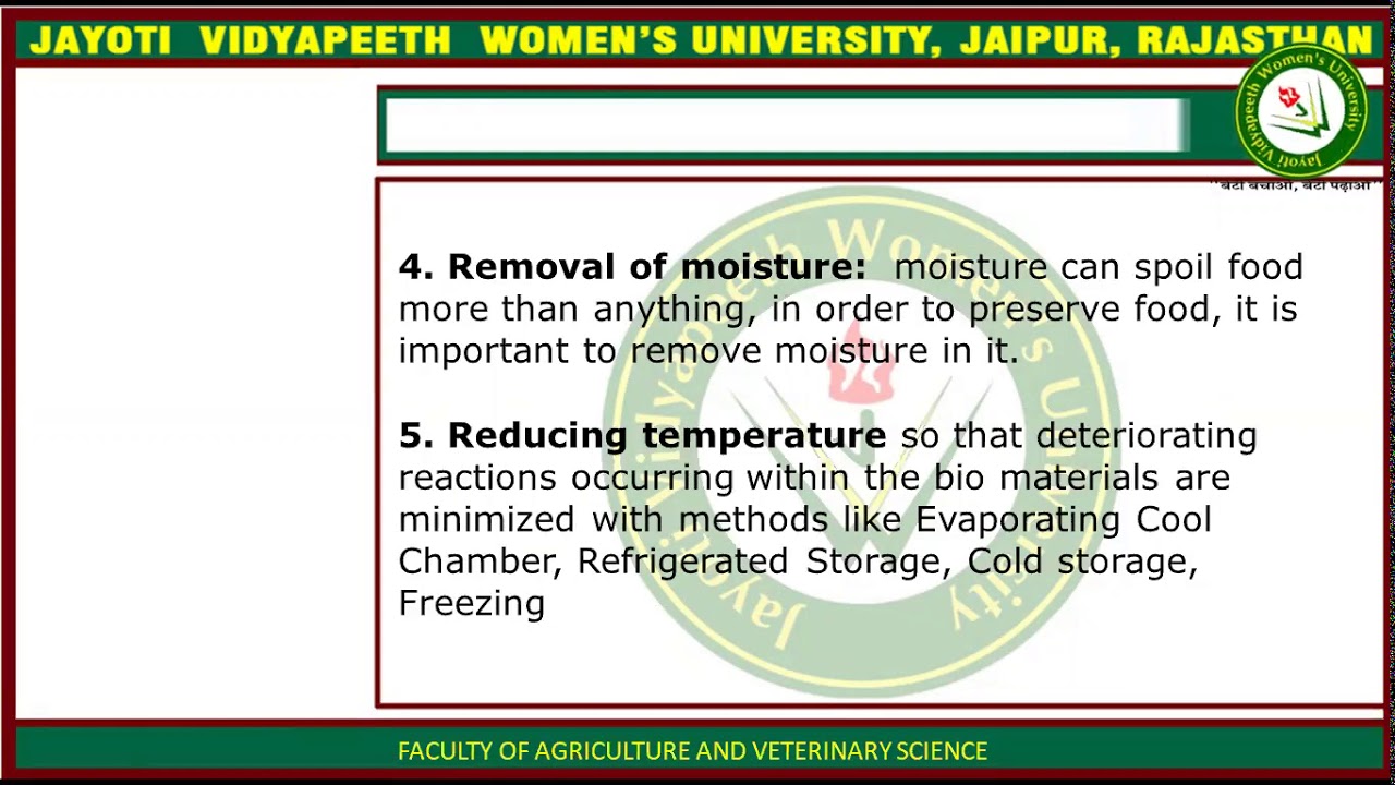 Principles of food processing - YouTube