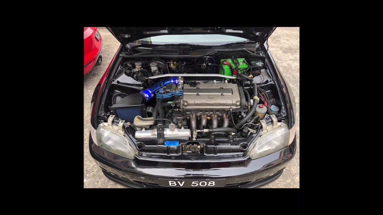 Eg3 civic b20b vtec all motor vs Golf R MK7.5 - YouTube
