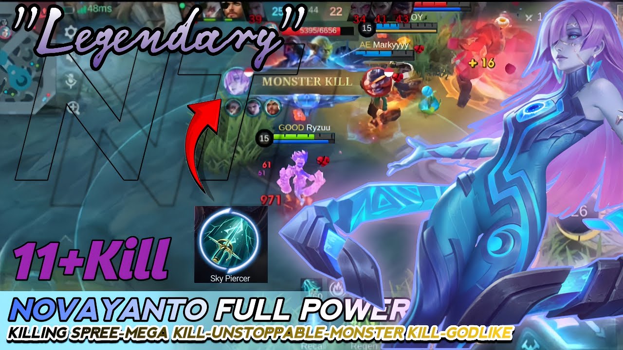 NOVARIA NEW BEST BUILD AND EMBLEM 2024 NOVARIA GAMEPLAY MOBILE LEGENDS - YouTube