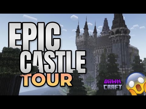 Epic Castle Tour in Dawn Craft - YouTube