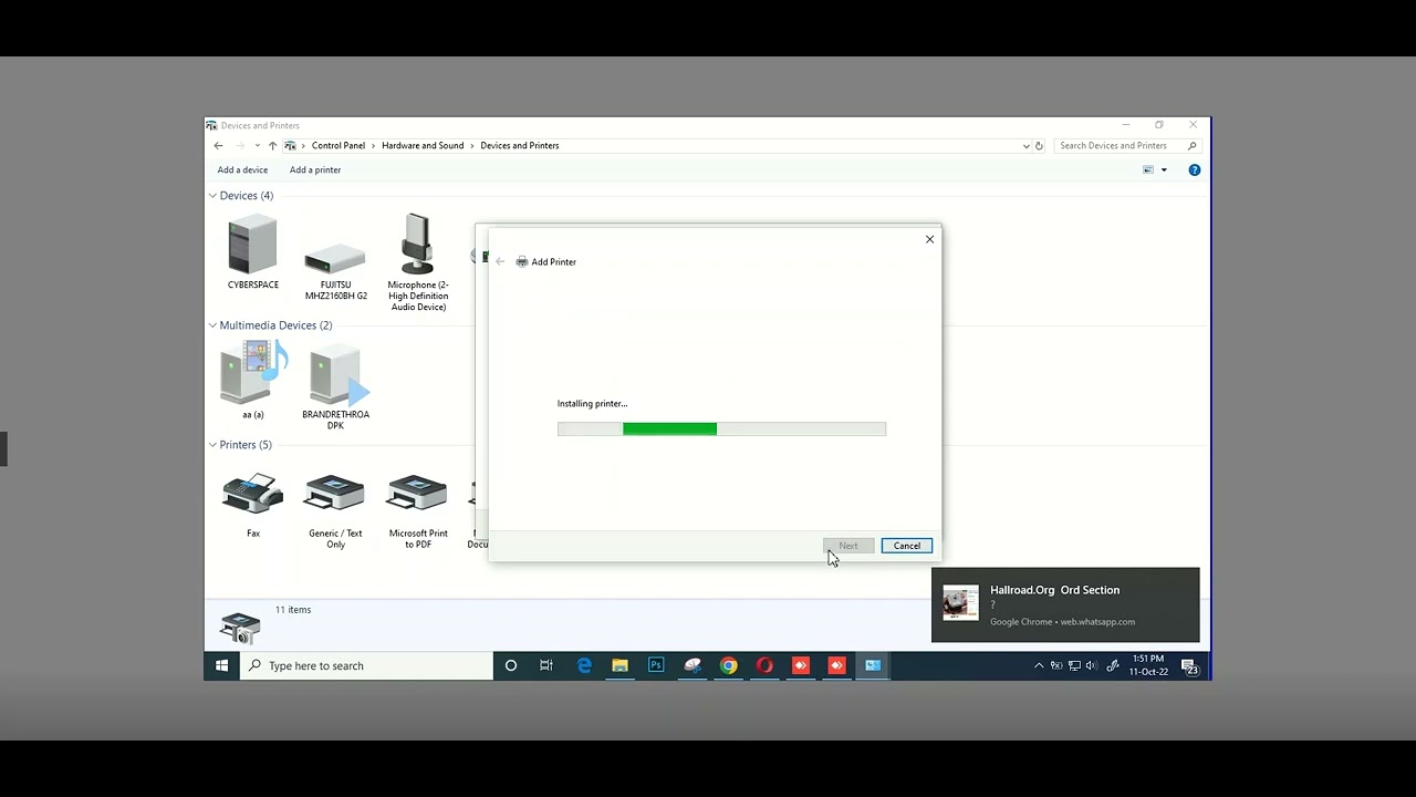 HP1320 Series Printer Driver Installation Guide Window 10 Through ...