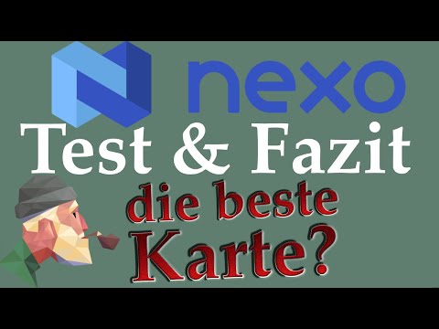 Nexo.io Test & Fazit - die beste Caschback Karte?