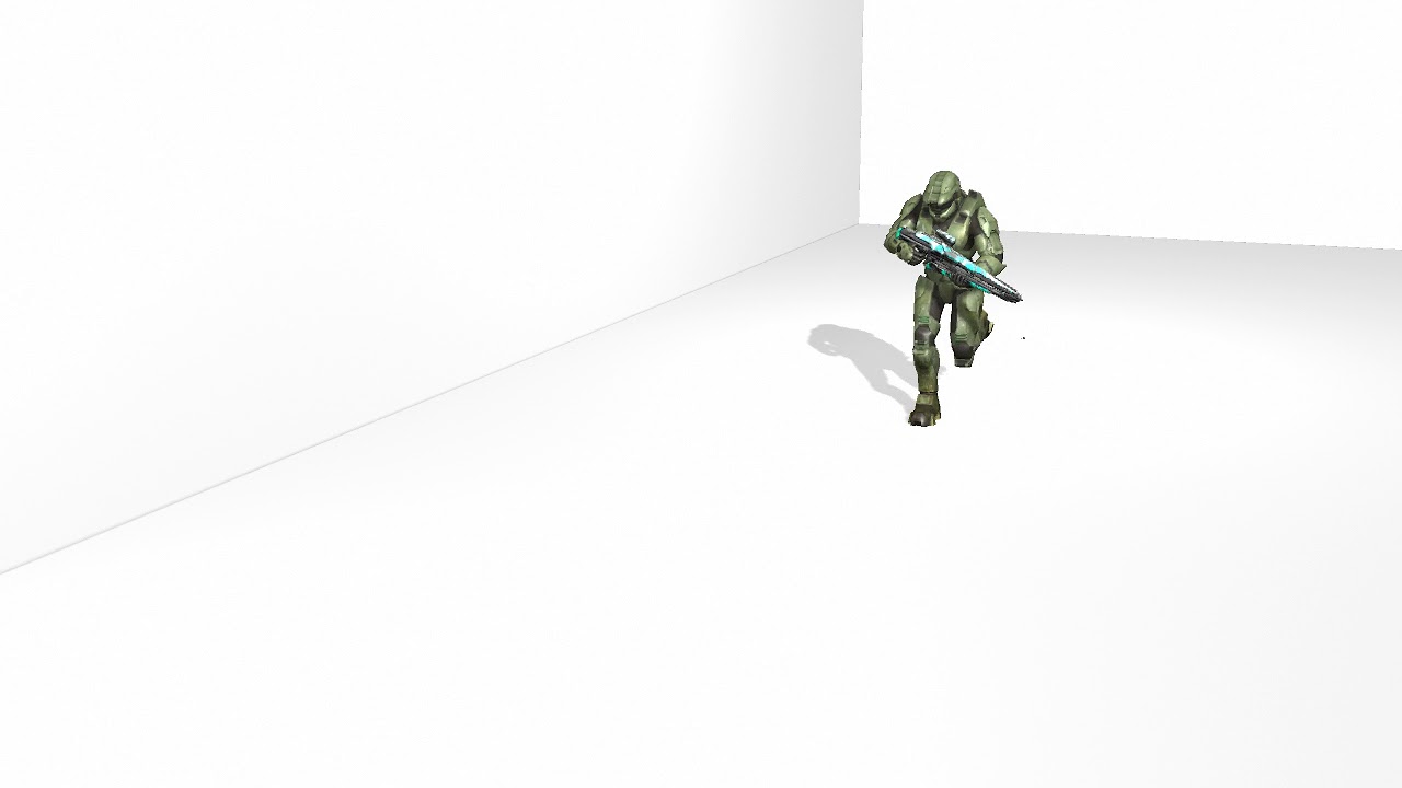 Halo run cycle move - YouTube