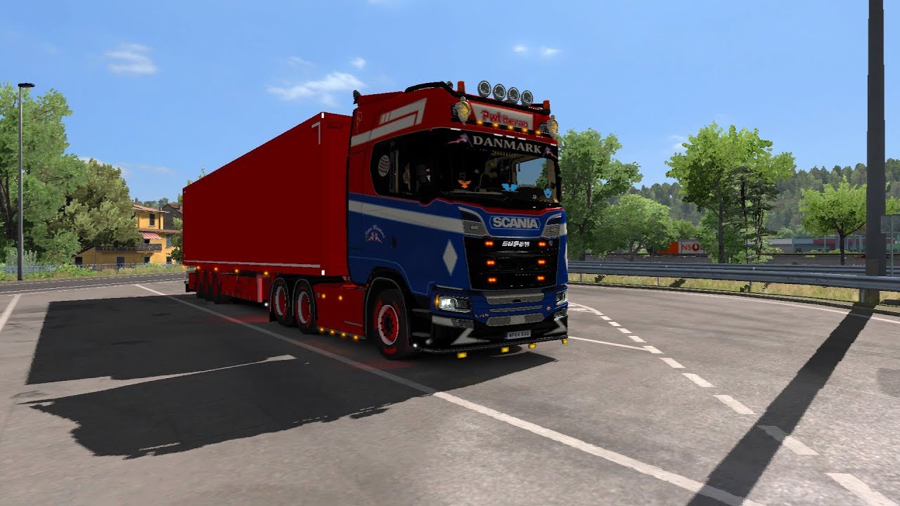 Scania S730 V8 Brutal sound +Custom Interior and skin! - YouTube