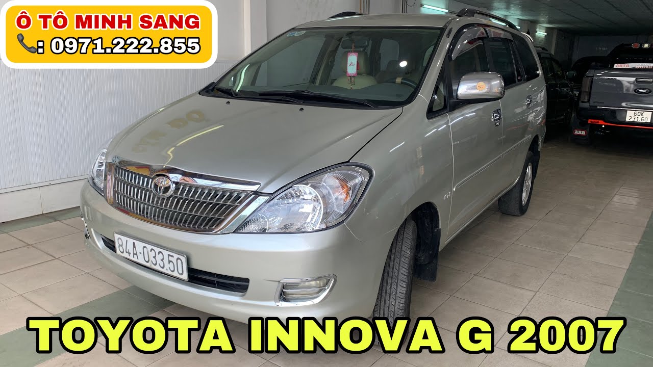 TOYOTA INNOVA G 2007 Xe gia đình Không dịch vụ Nguyên zin 228 Triệu ...