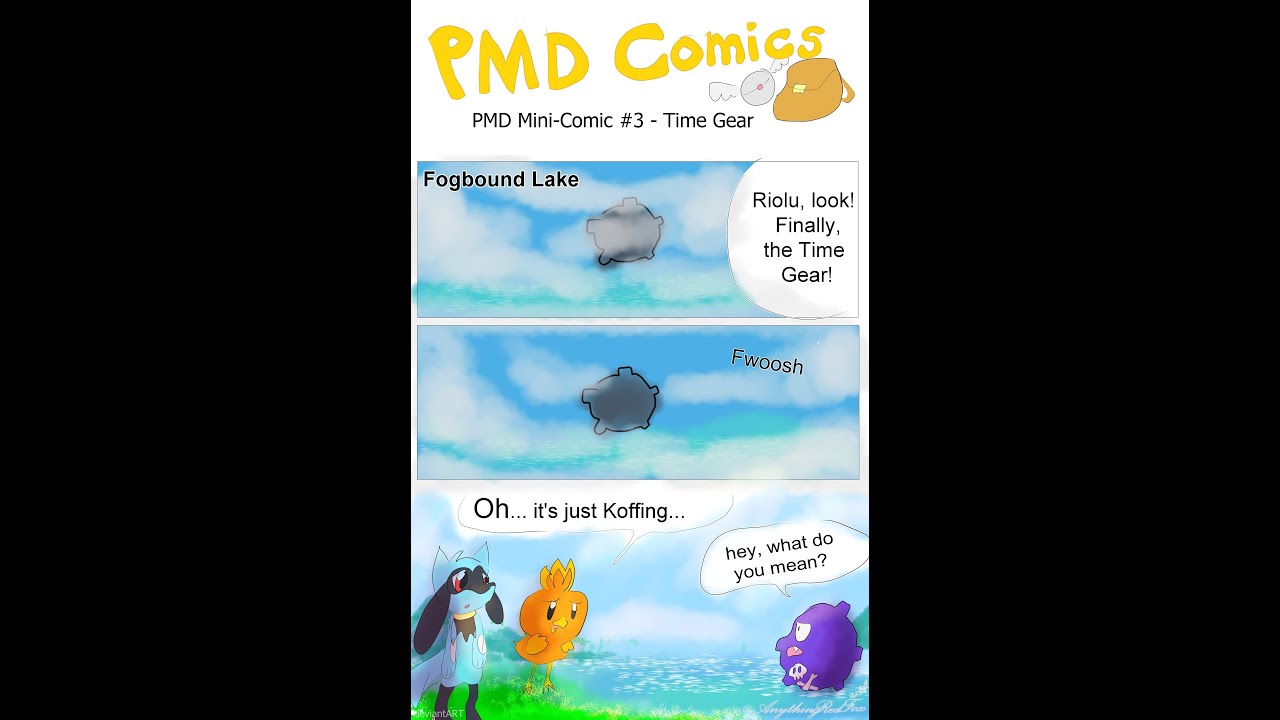 "Time Gear", a Pokemon Mystery Dungeon Comic with Riolu and Torchic ...