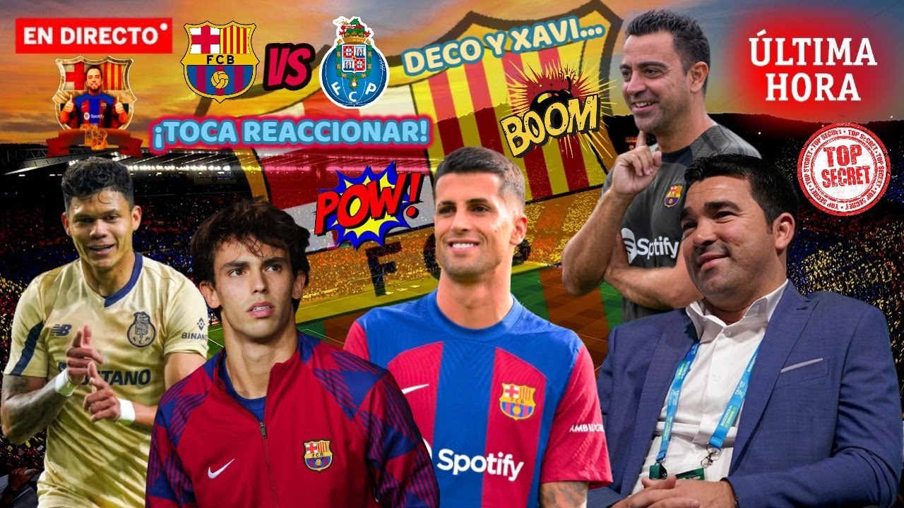 🚨 ULTIMA HORA BARÇA 💣¡NOCHE DE CHAMPIONS LEAGUE - TOCA REACCIONAR!🔥TOP ...