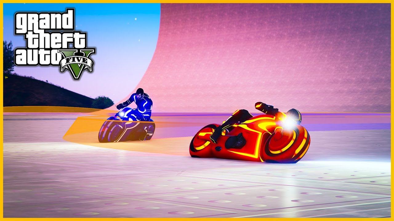 GTA 5 Tron Bike Race | GTA 5 Deadline | GTA 5 Thug Life | GTA 5 race ...