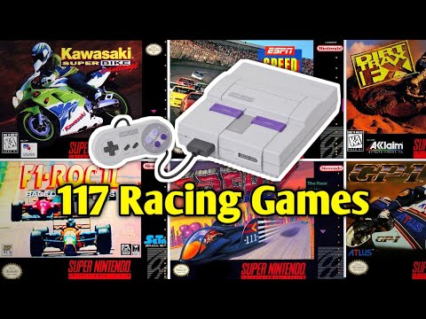 All Racing Games for SNES - YouTube