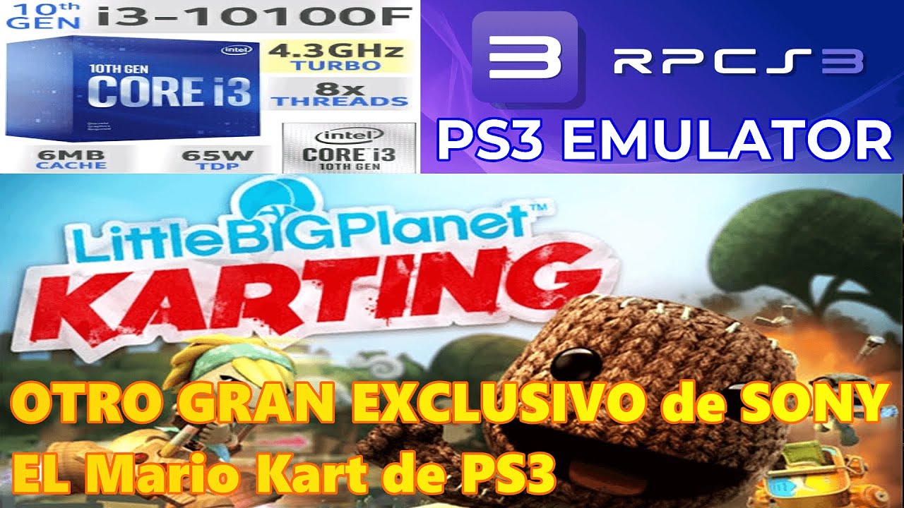LittleBigPlanet Karting "MARIO KART DE PS3" RPCS3 The PlayStation 3 ...
