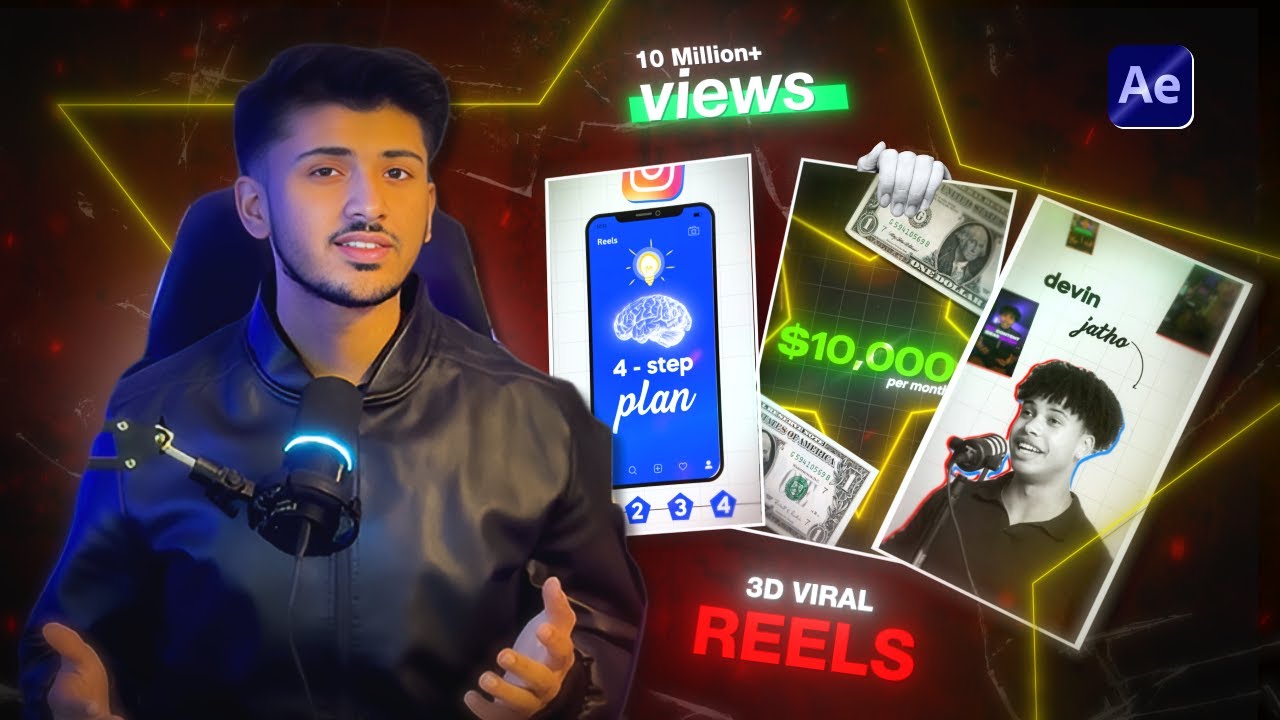 How To Edit 3D Reels Like Devin Jatho - Houston Kold From Scratch ...