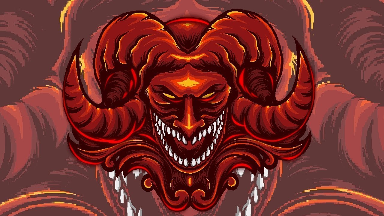 Brown Devil Illustration Time Lapse - YouTube