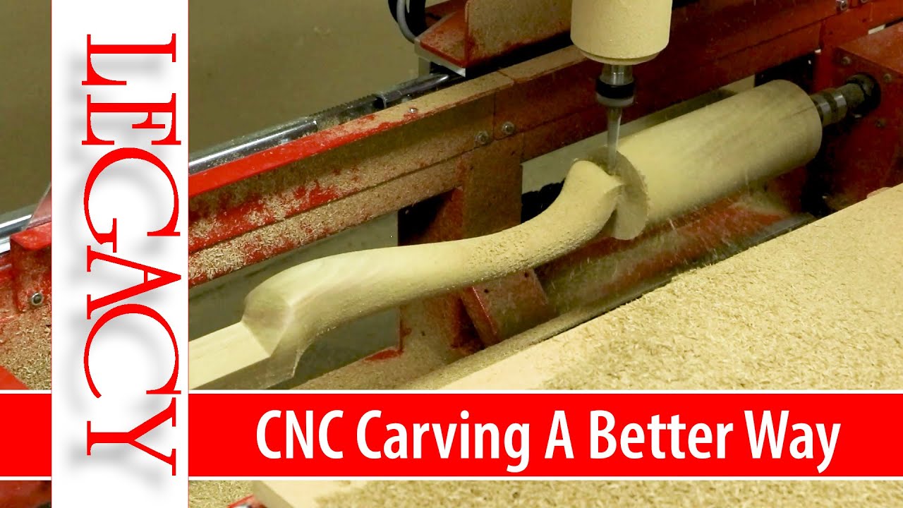 Turning A Cabriole Leg / Queen Ann Leg On A Legacy CNC Machine - YouTube