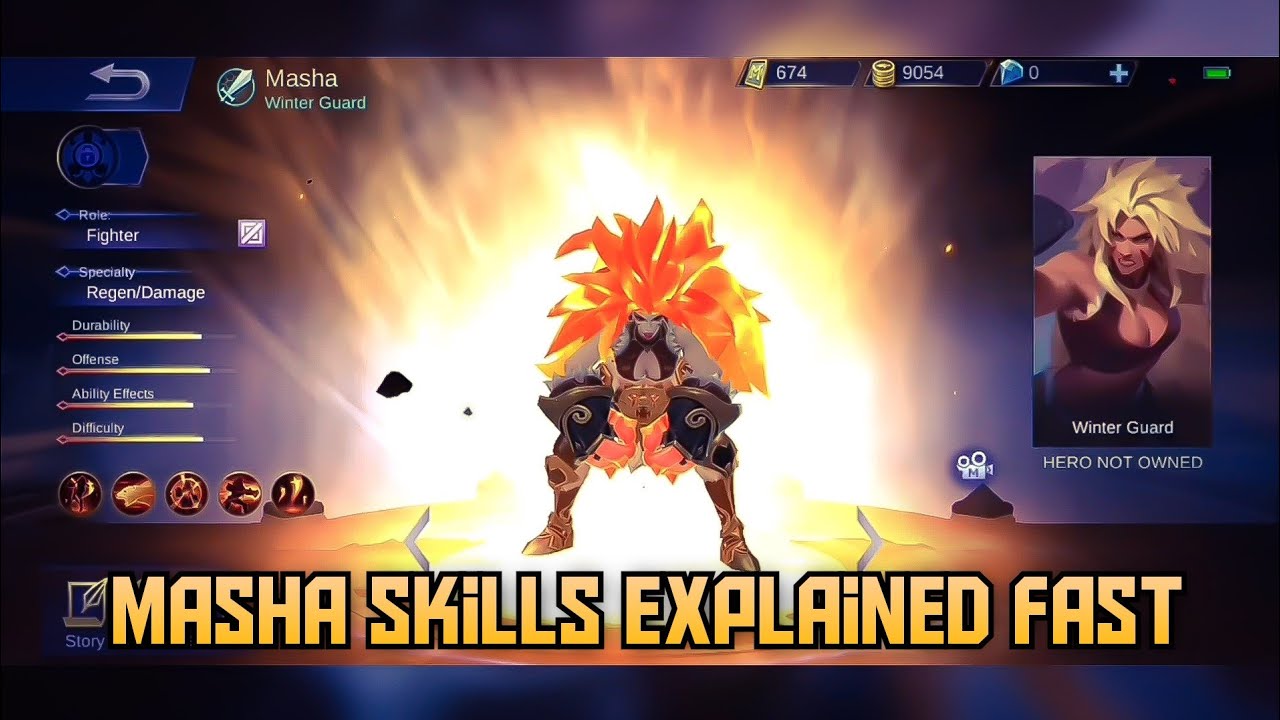 Masha Skills Explained Fast (Mobile Legends) - YouTube