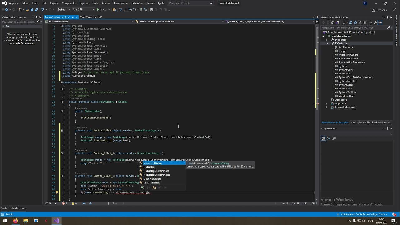 Tutorial for making sentinel custom ui with WPF - YouTube