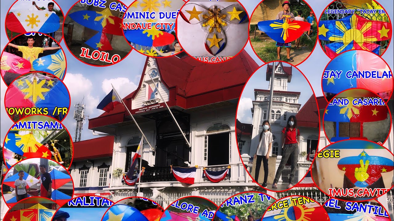 SARANGGOLA PHILIPPINES FLAG DESIGN | QUICK TOUR”AGUINALDO SHRINE” - YouTube