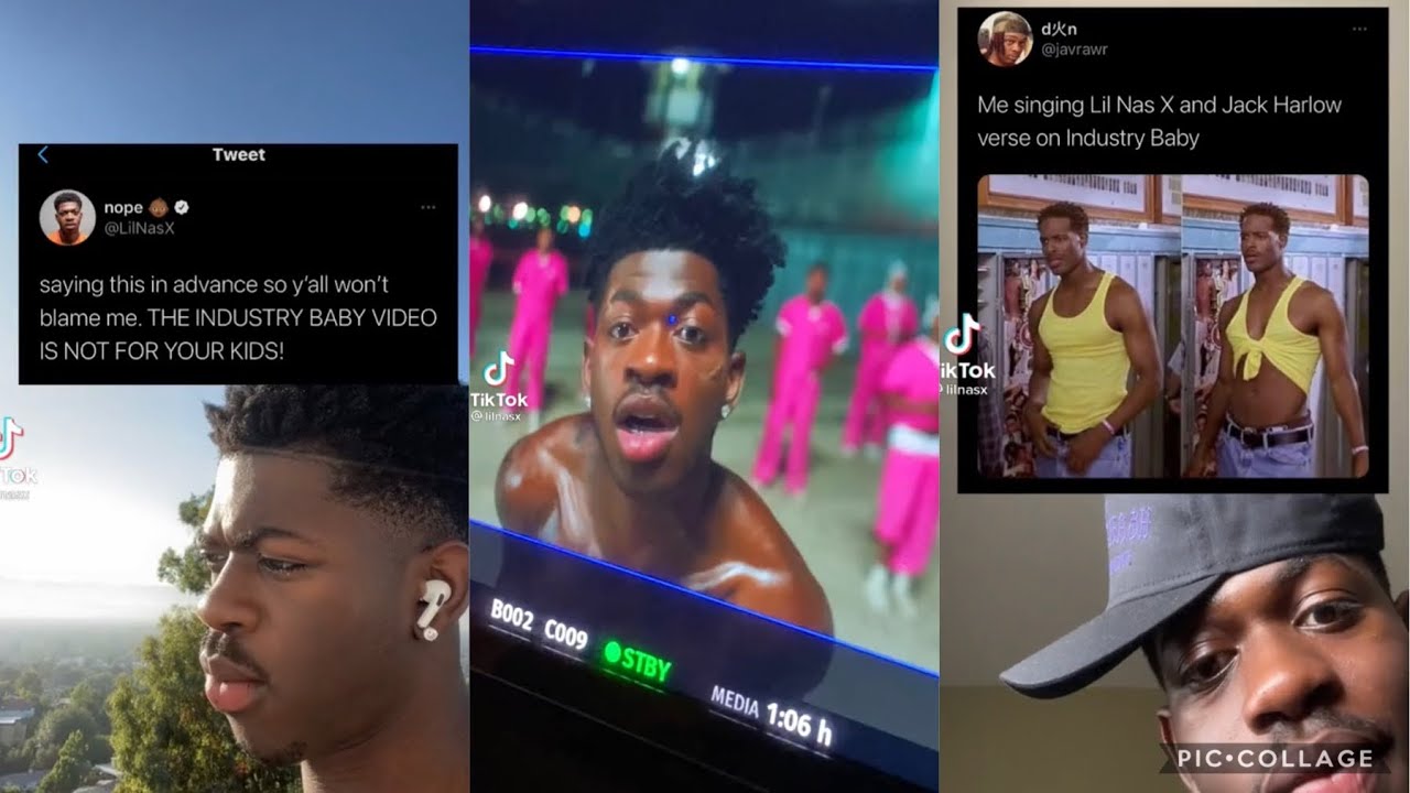 LIL NAS X INDUSTRY BABY TIK TOK COMPILATION - YouTube