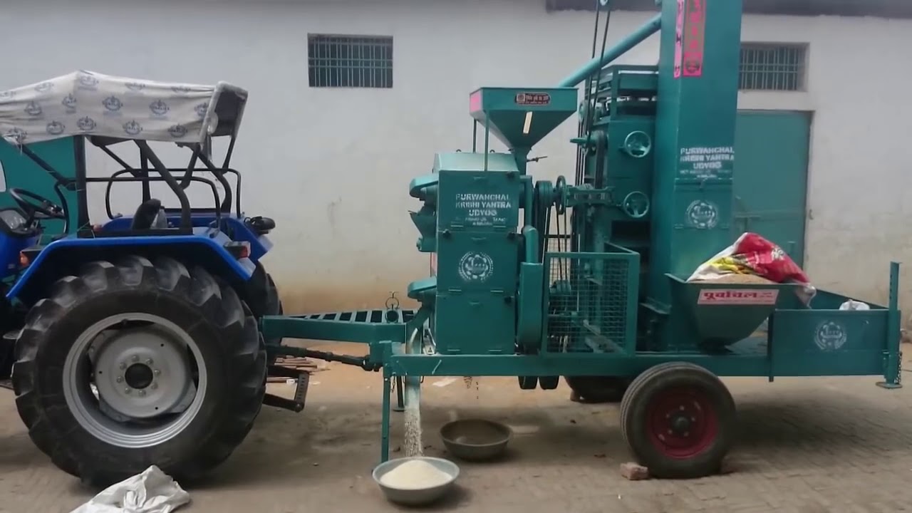 Portable Rice Mill - YouTube