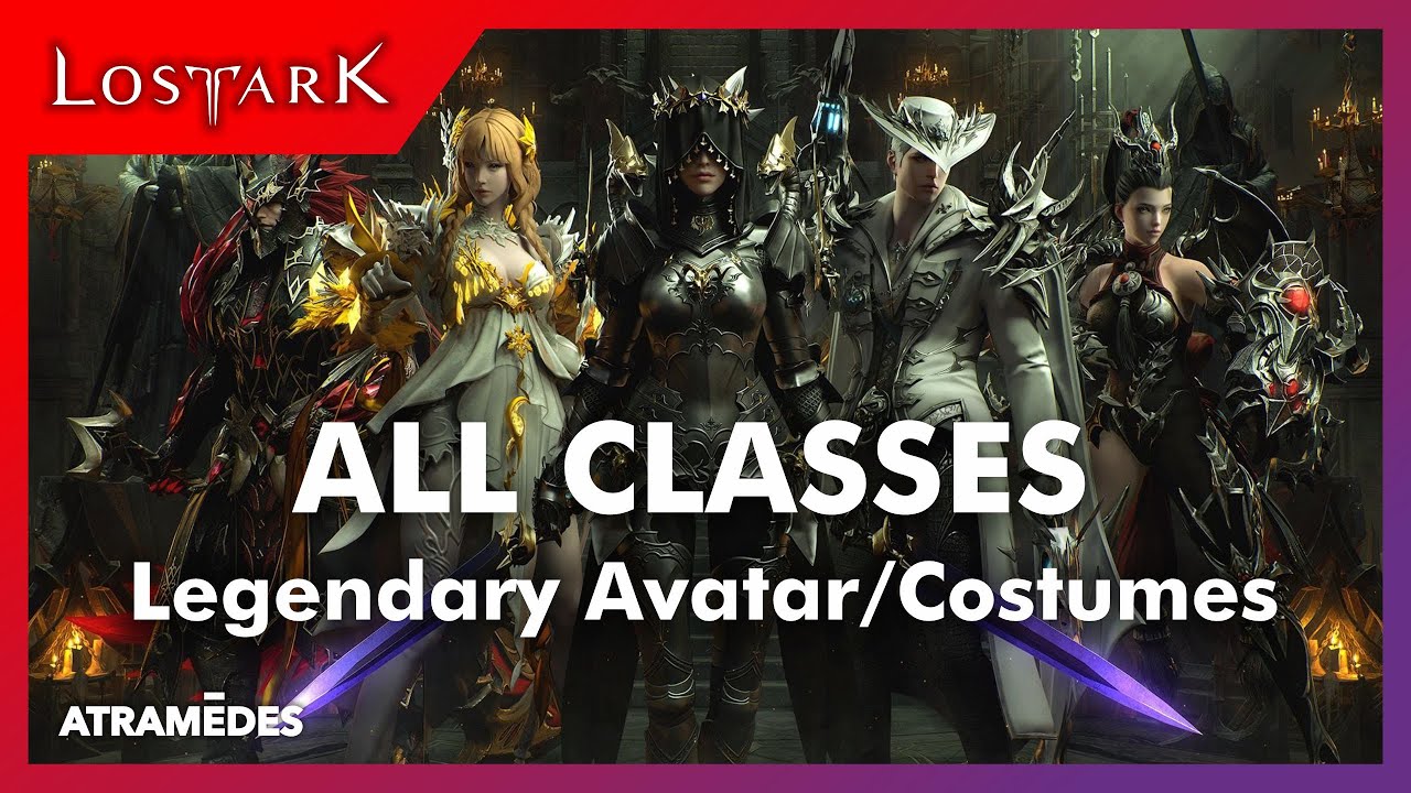 Lost Ark - All Classes Legendary Avatar - YouTube