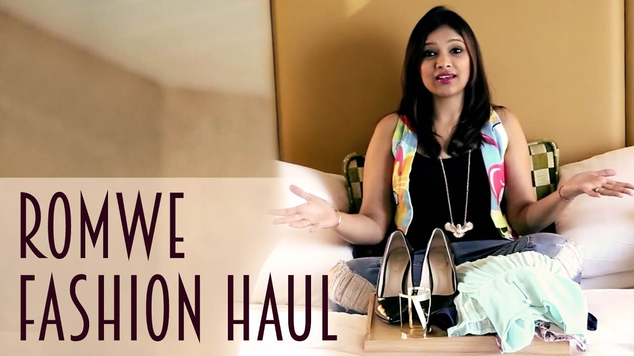 Romwe Fashion Haul - YouTube