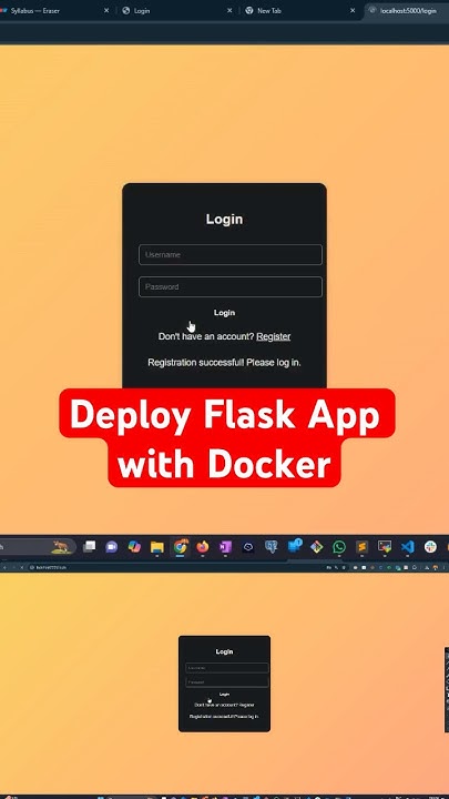 Deploy Flask App With Docker @SenDevOps #python #coding #tech - YouTube
