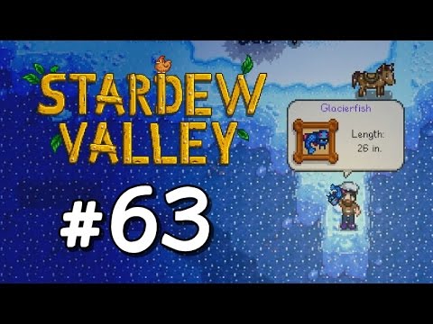 Catching Another Legendary Fish (Glacierfish) - Stardew Valley ...