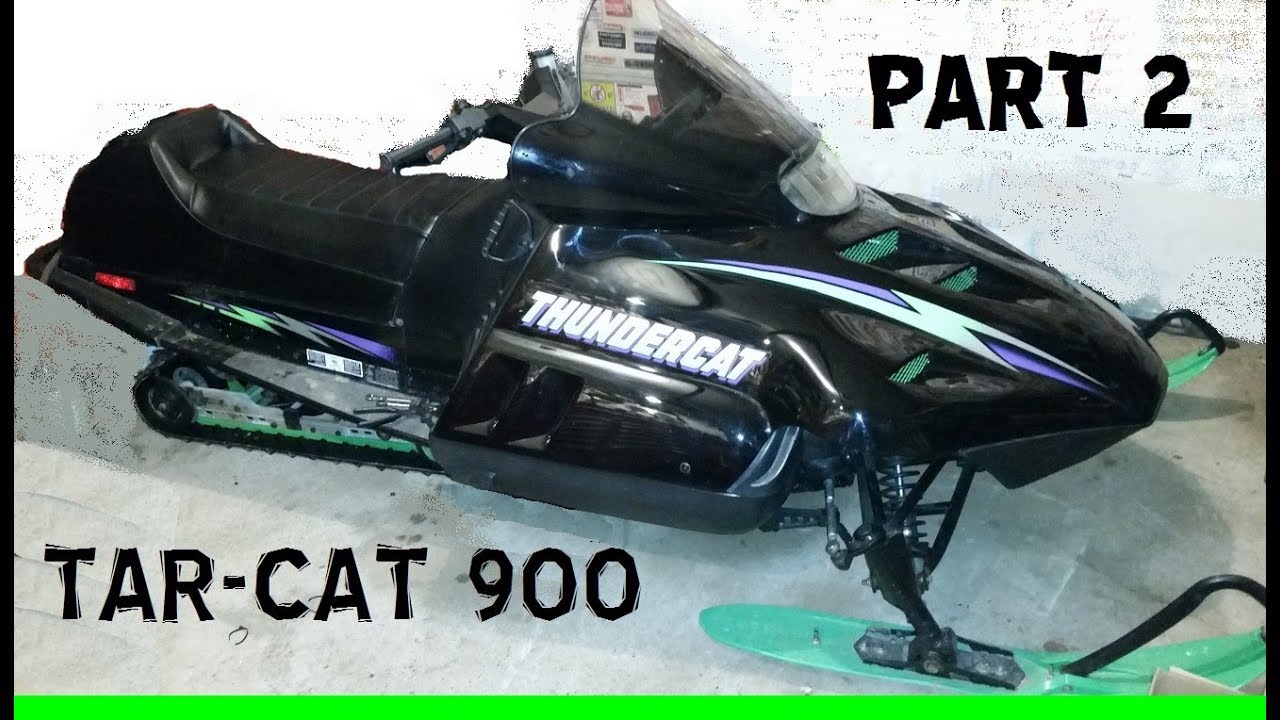 1993 Thundercat 900 Asphalt Sled - Pt. 2 Part Rundown - YouTube