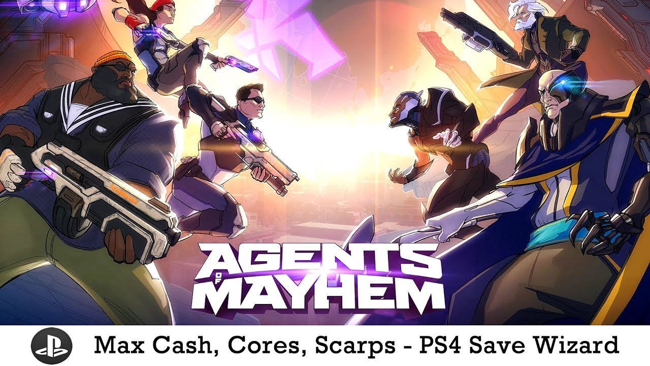 [PS4] Agents of Mayhem | Max Cash, Cores, Scarps and More. | PS4 Save ...