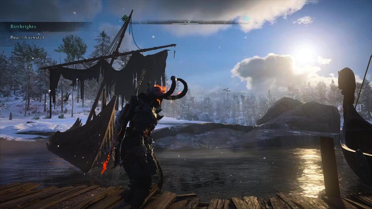 Assassin's Creed Valhalla: Hel's damnation armor set and Surtr sword ...