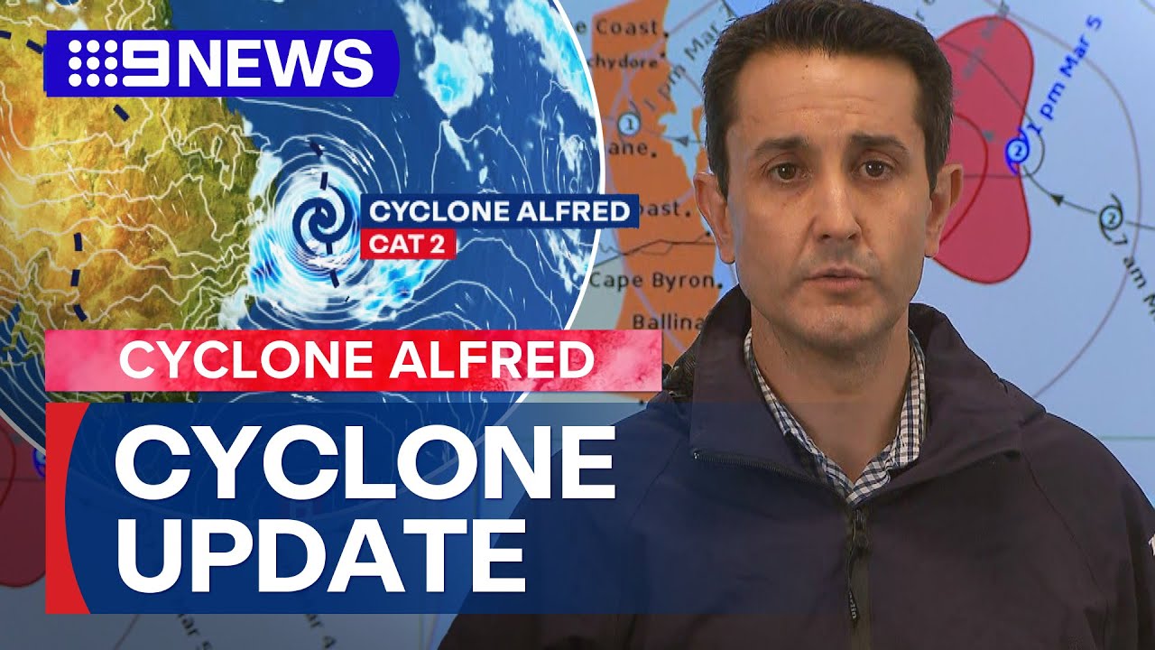Queensland Premier provides Cyclone Alfred update | 9 News Australia ...