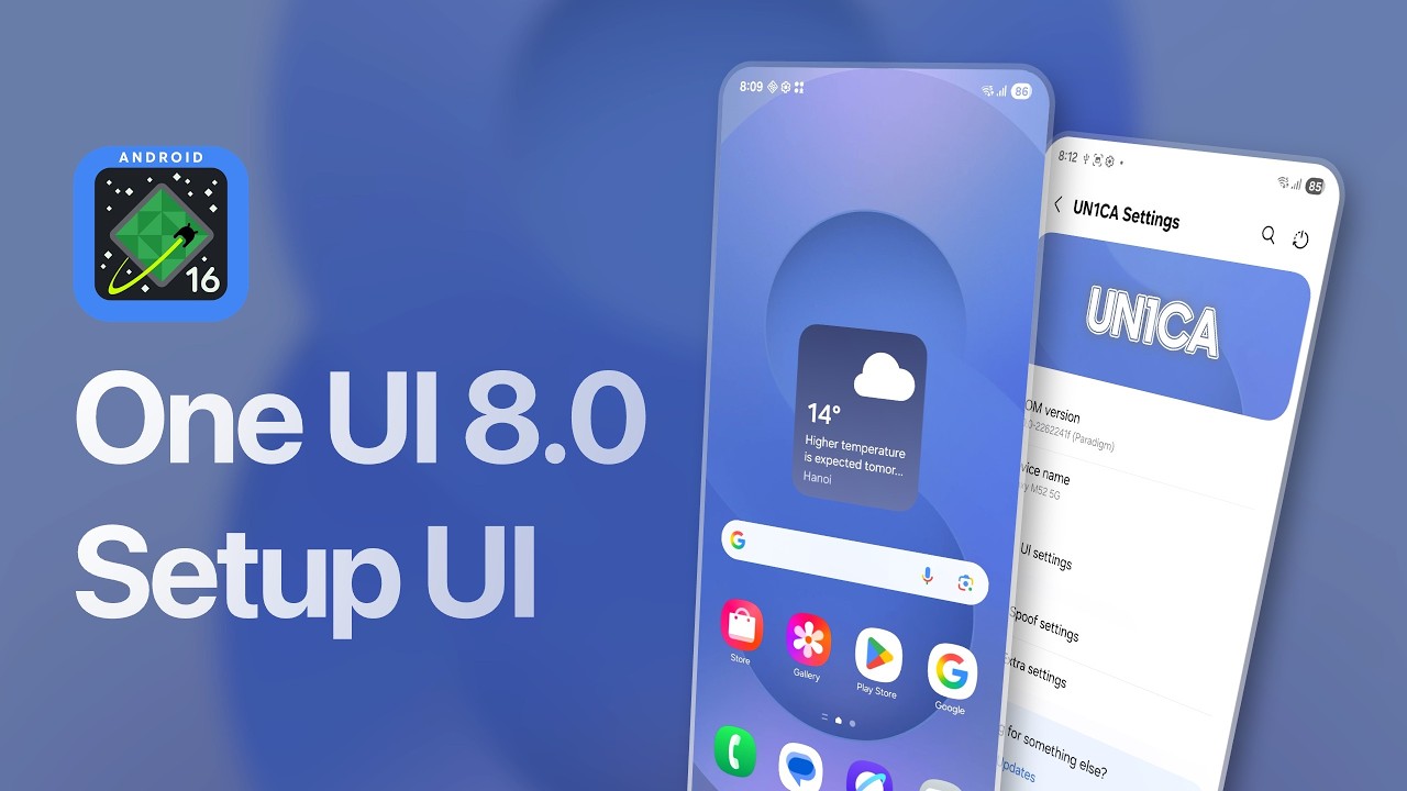 One UI 8.0 Setup UI - YouTube