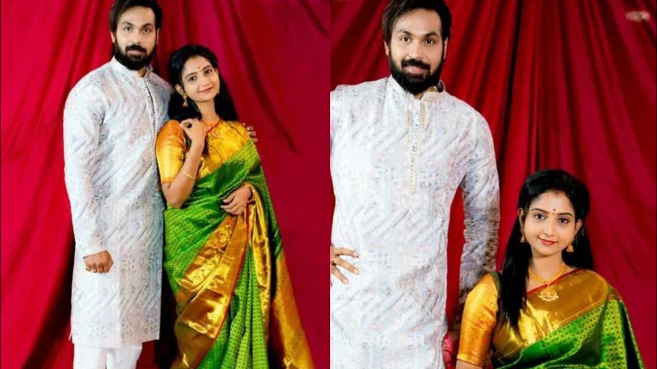 brahmamudi serial fame maanas deepika latest wedding photoshoot photos ...