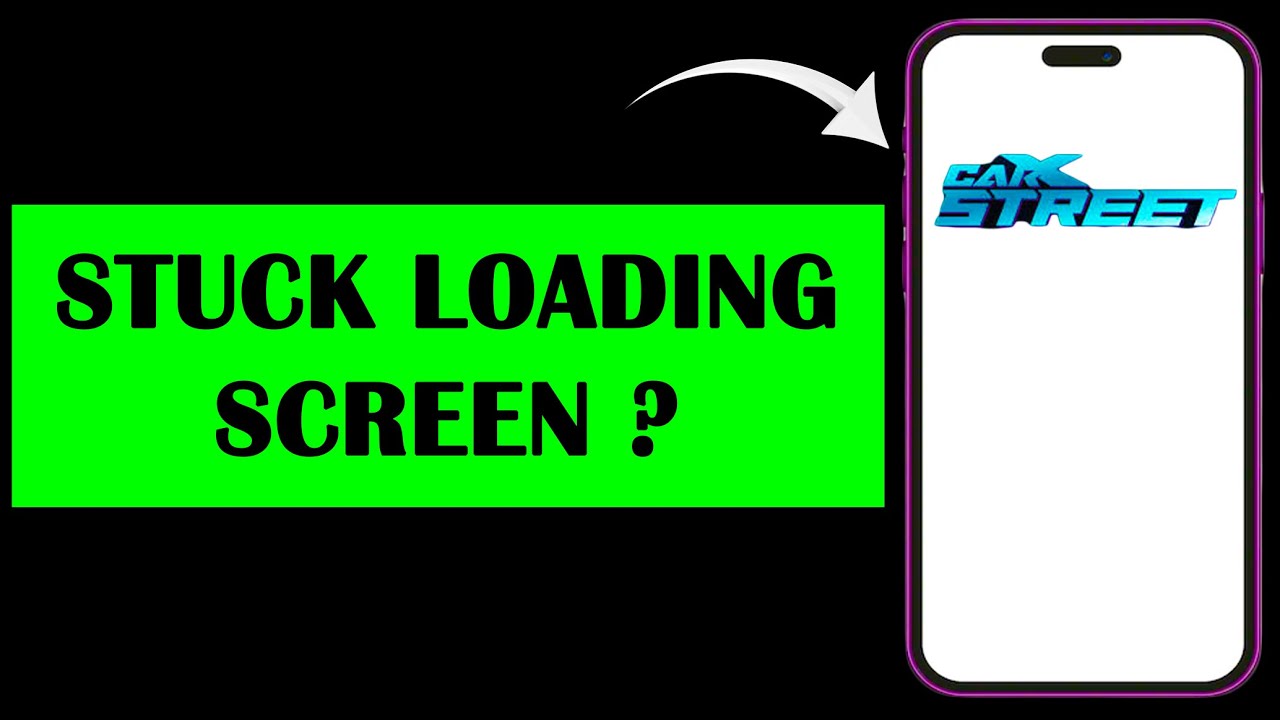 NEW! HOW TO FIX STUCK LOADING SCREEN IN CARX STREET 2025! FULL GUIDE ...