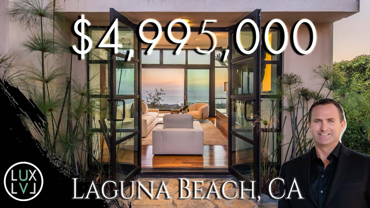 Quintessential Laguna Beach 75' of lot frontage with unobstructed ...