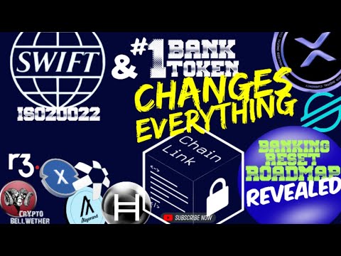 SWIFT ISO20022 Partners with #1 Bank token to change everything - LINK, XRP, XLM, QNT, HBAR ...